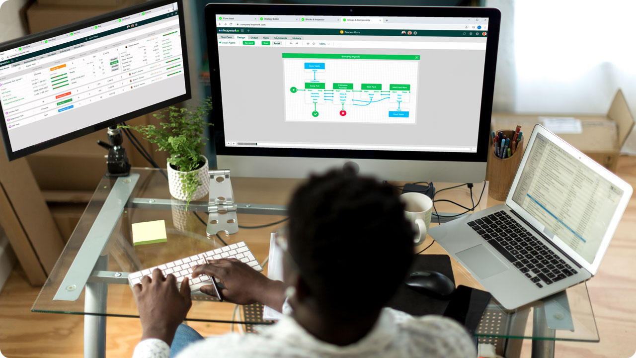 Features Leapwork Test Automation